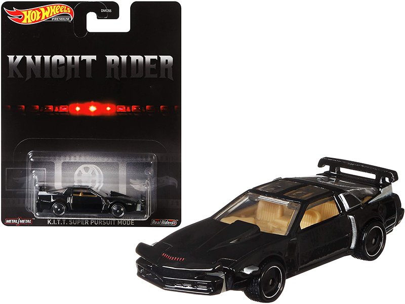 K.I.T.T. Super Pursuit Mode Black Knight Rider (1982) Diecast by Hot Wheels